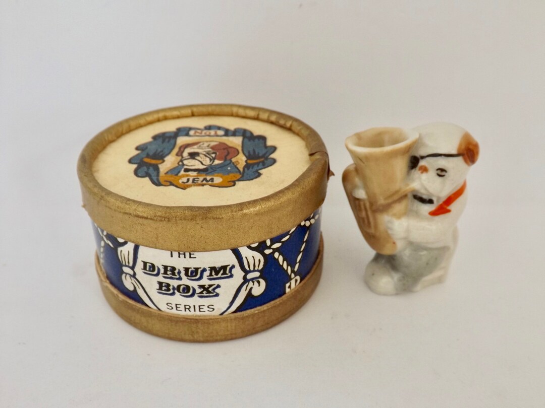 Wade Rare Jem the Bull Dog From the Drum Box Series With Original Box ...