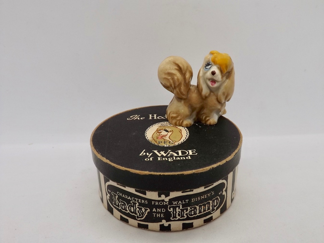 Wade Rare Disney Hatbox Peg Figure 1960's With Original Box perfect ...