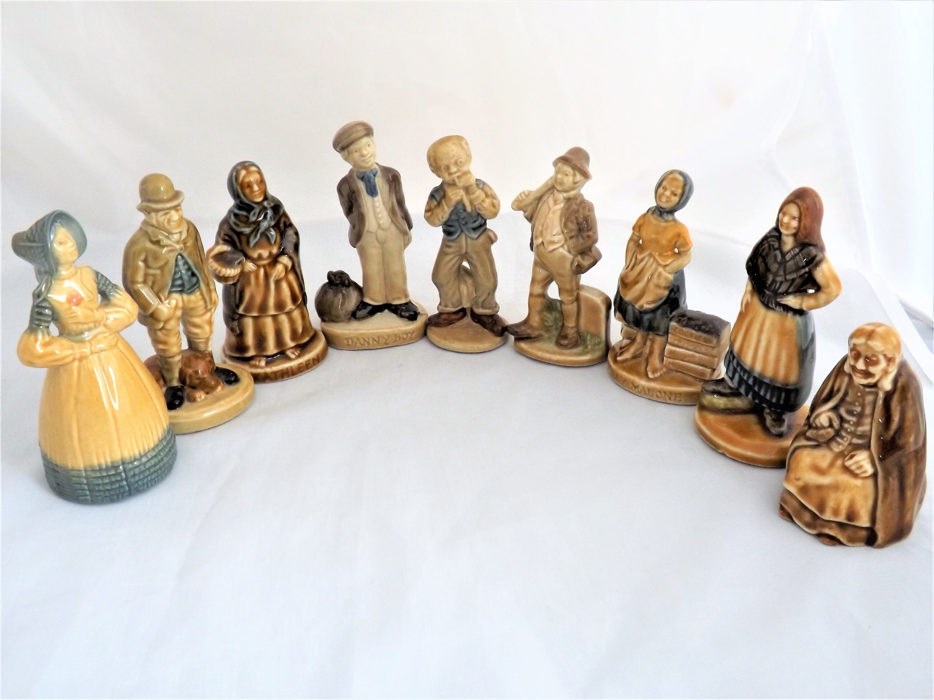 Wade Irish Full set of 9 Irish Song and Folk Tales Figures | Etsy