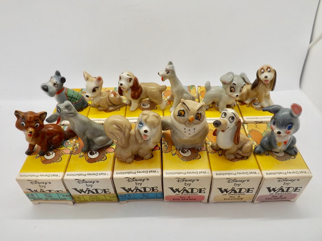 Wade Rare Disney Complete Set of Cardboard Boxed Disney's 1980's ...