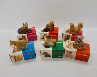 Wade Whimsie All 12 Complete Sets 1971 1984, 60 Whimsies perfect - Etsy