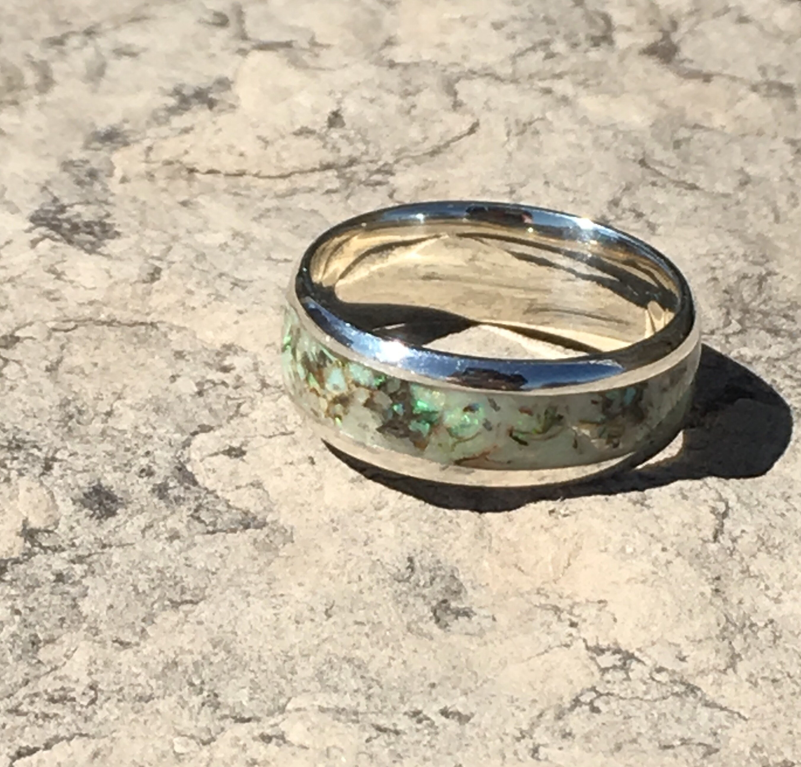 Glow in the Dark Silver Mens Ring Glow Ring in Sizes 6-13 - Etsy Canada