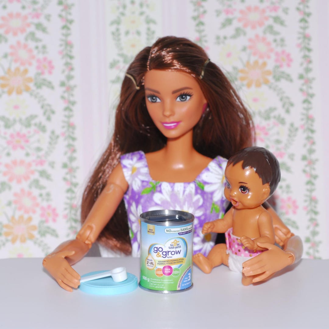 3D Printed Miniature Baby Formula Can With Scoop & Lid - Etsy