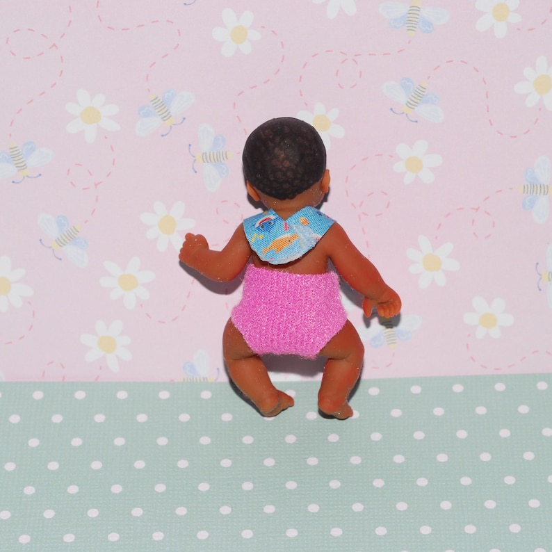 Fabric Bib + Diaper for Mini Baby: Zuru Series 1 & 2 or Krissy - Etsy