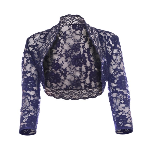 Purple Lace Bolero - Etsy