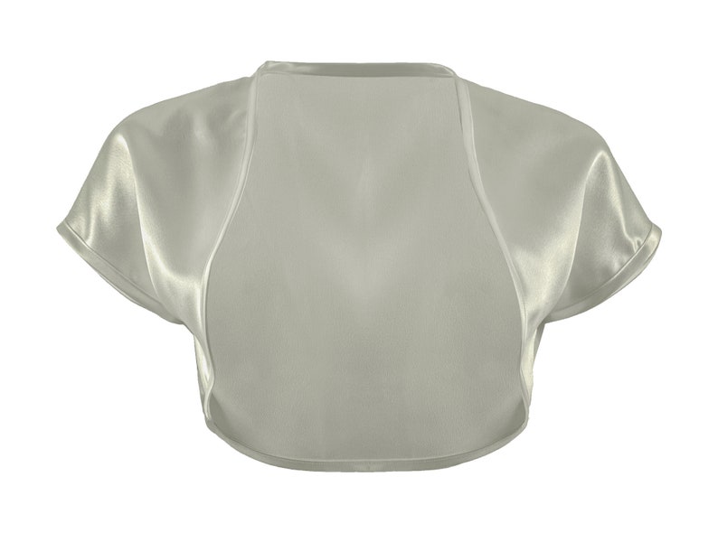 Ladies Silver Satin Bolero Shrug Sizes 4-32 - Etsy