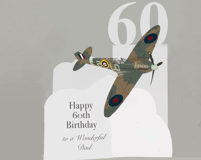 Airplane Cards, Set of 5, Fighter Jet Cards, Embossed Note Cards ...