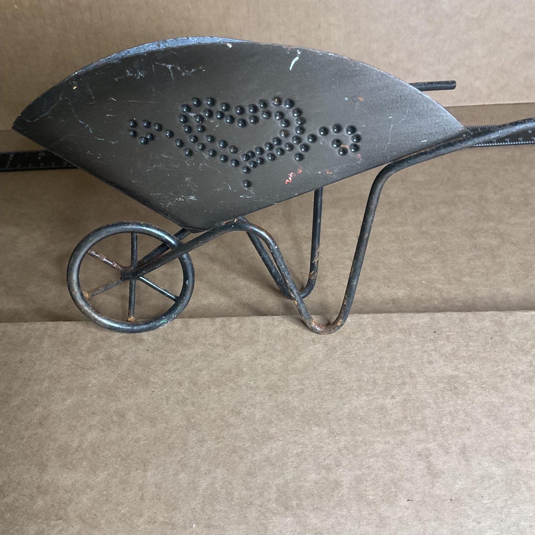 Vintage Home Interiors Wheel Barrel - Etsy