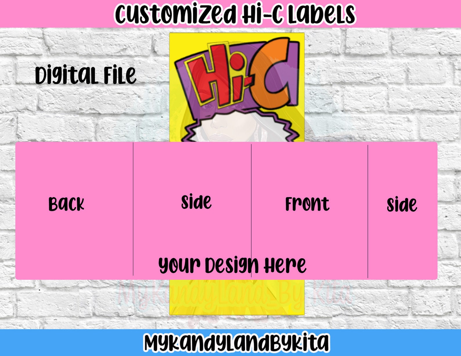 Custom Juice Box Labels. Hi-c Labels. Party Favor Labels. Kids Party ...