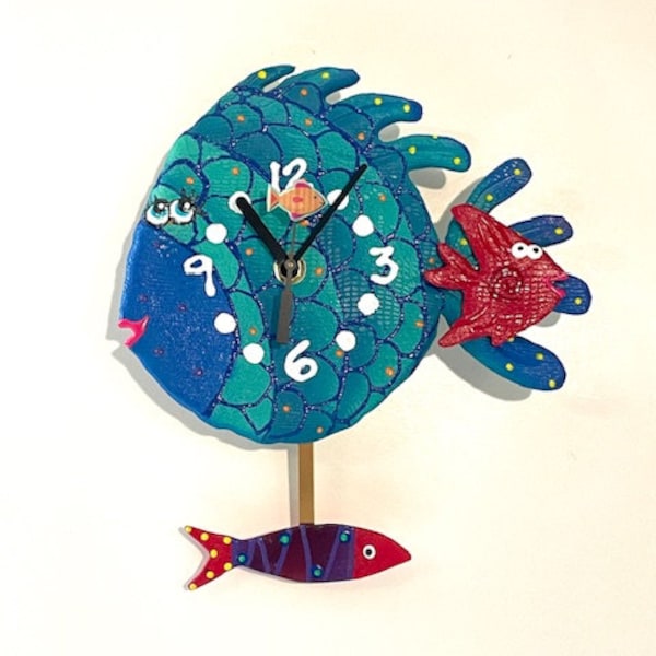 Fish Clock - Etsy