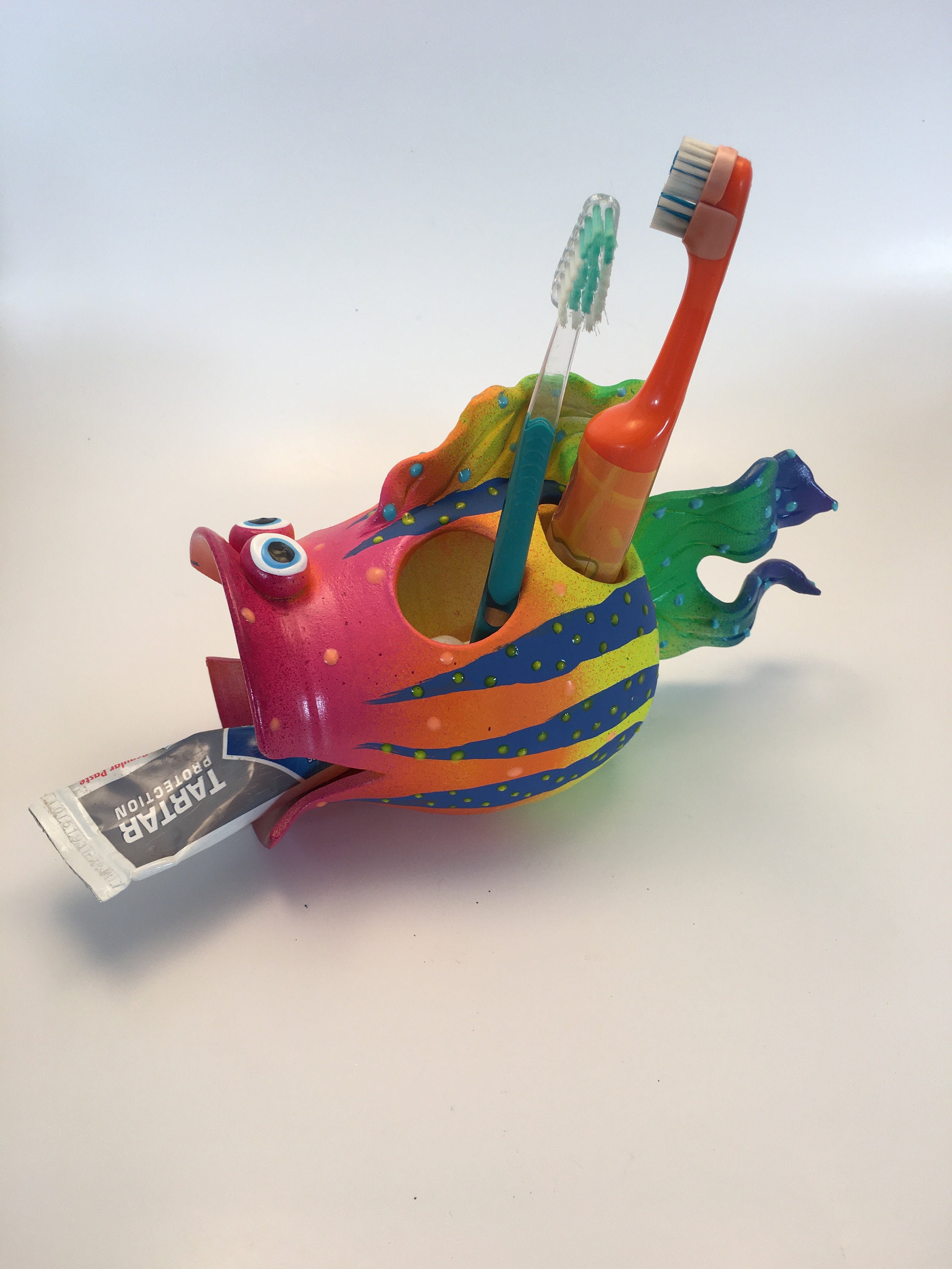 Kid's toothbrush Holder, Fish Toothbrush Holder,Beach Theme, Underwater ...