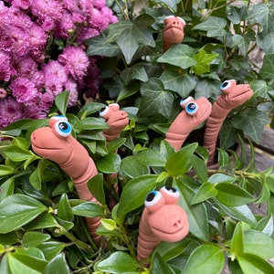 Worms for Your Garden,water Sensor Worm,garden Worm Decoration, Potted ...