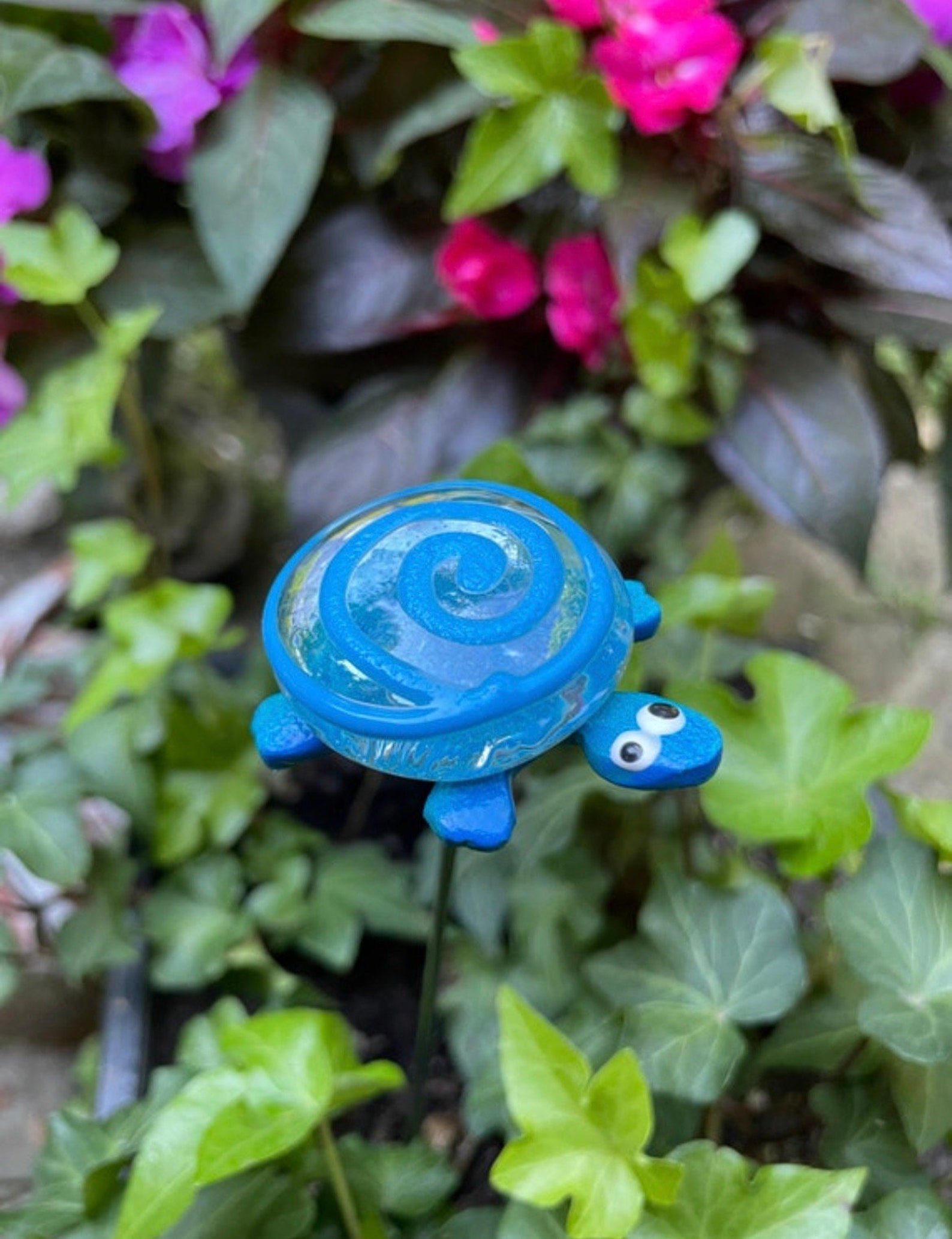 Sea Turtle Garden Stakes, 7 Sea Turtle Garden Stakes,potted Plants ...