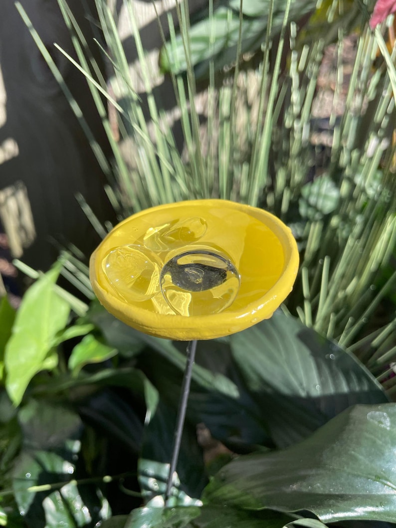 Bee Watering Station,butterfly Puddler,garden Art,gift for Her,poppy ...