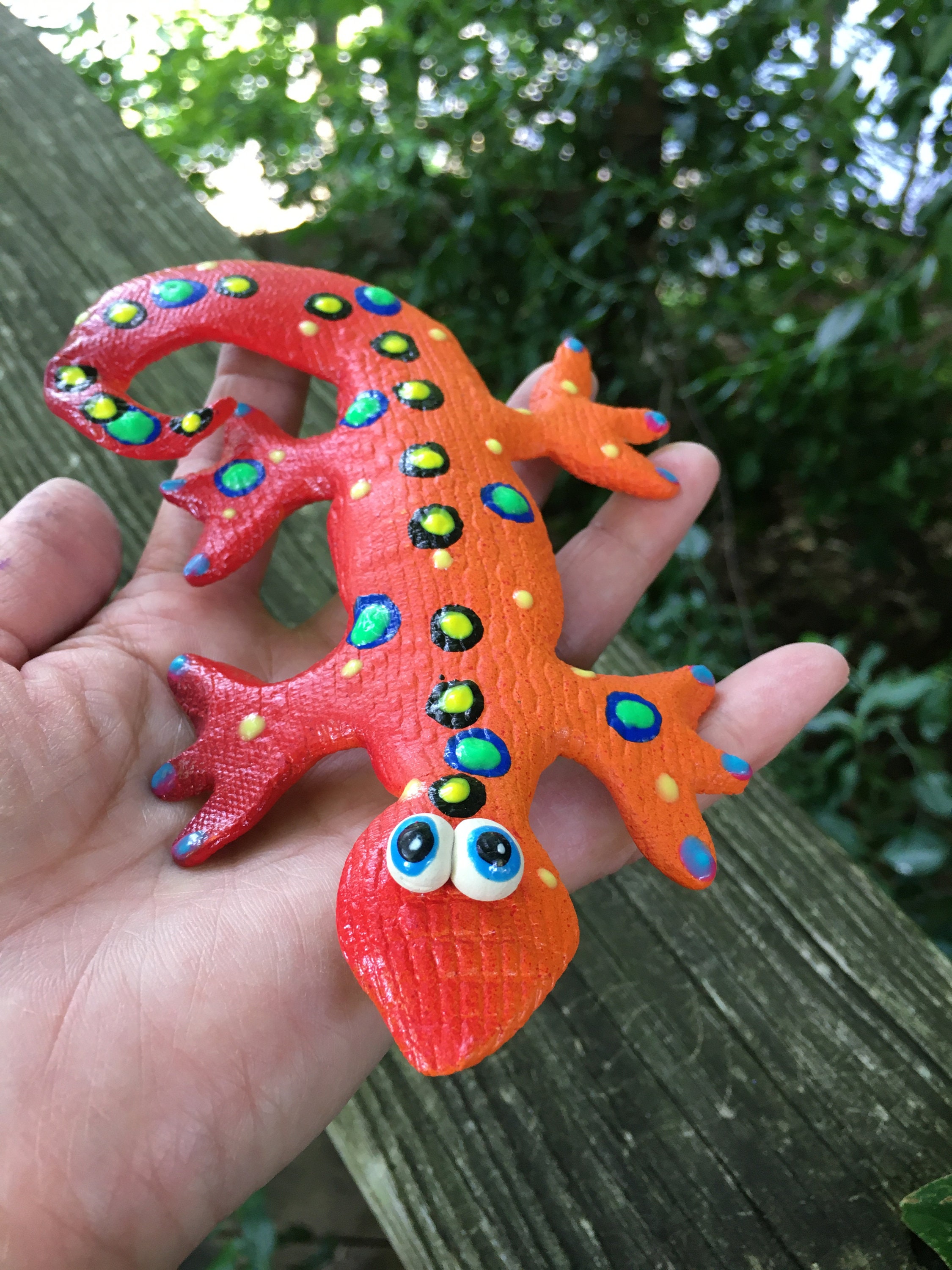 Gecko, Lizard Outdoor Wall Decor, Tropical Gecko Tree Fence, Wall ...