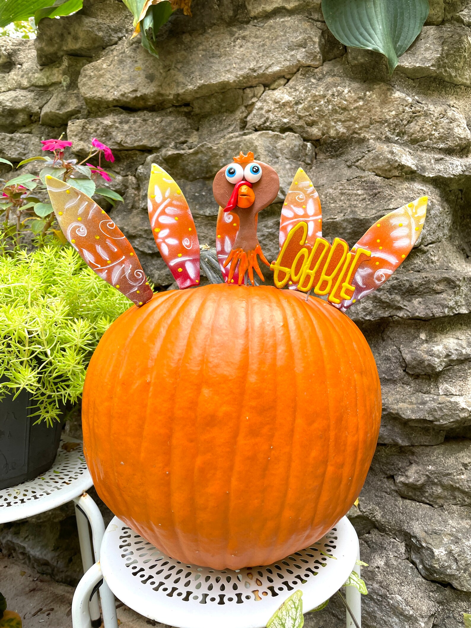 Pumpkin Turkey Parts,fall Pumpkin Decor,turkey Prop,thanksgiving Decor ...