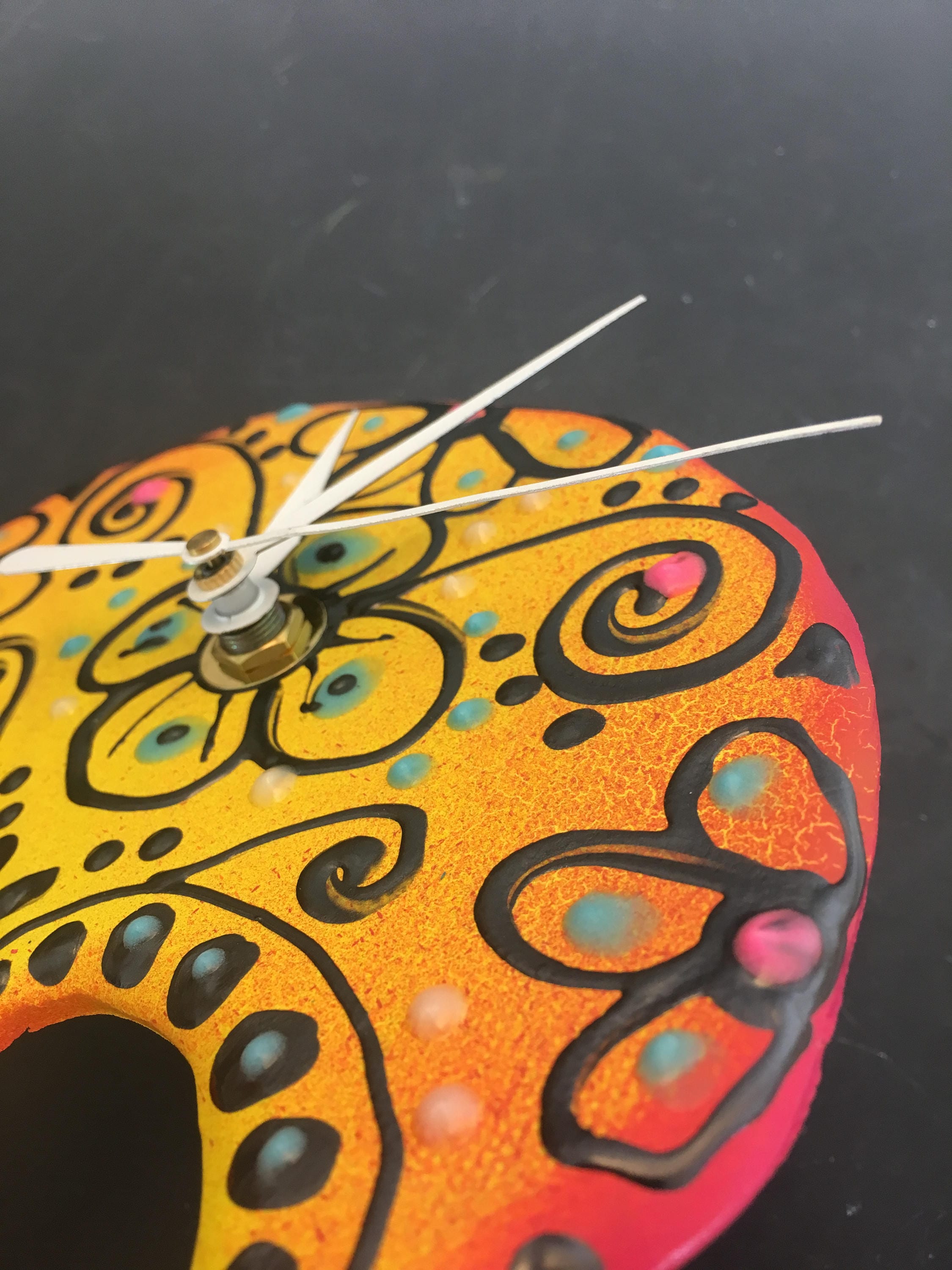 Sugar Skull Clock,Day of the Dead Skull Wall Clock, Sugar Skull,Unique ...