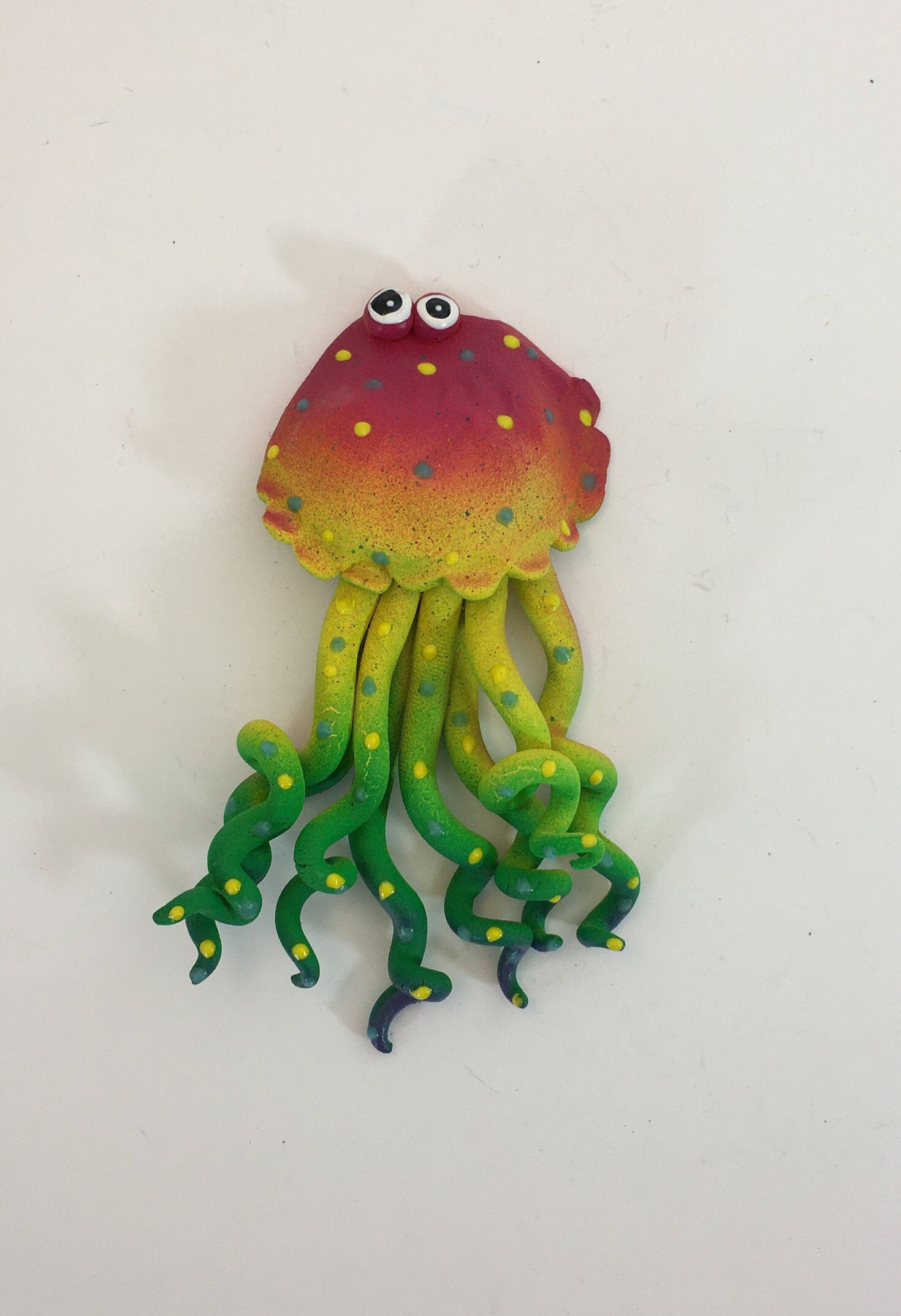 Whimsical wall hanging Jellyfish, underwater fish room decor,Beach ...