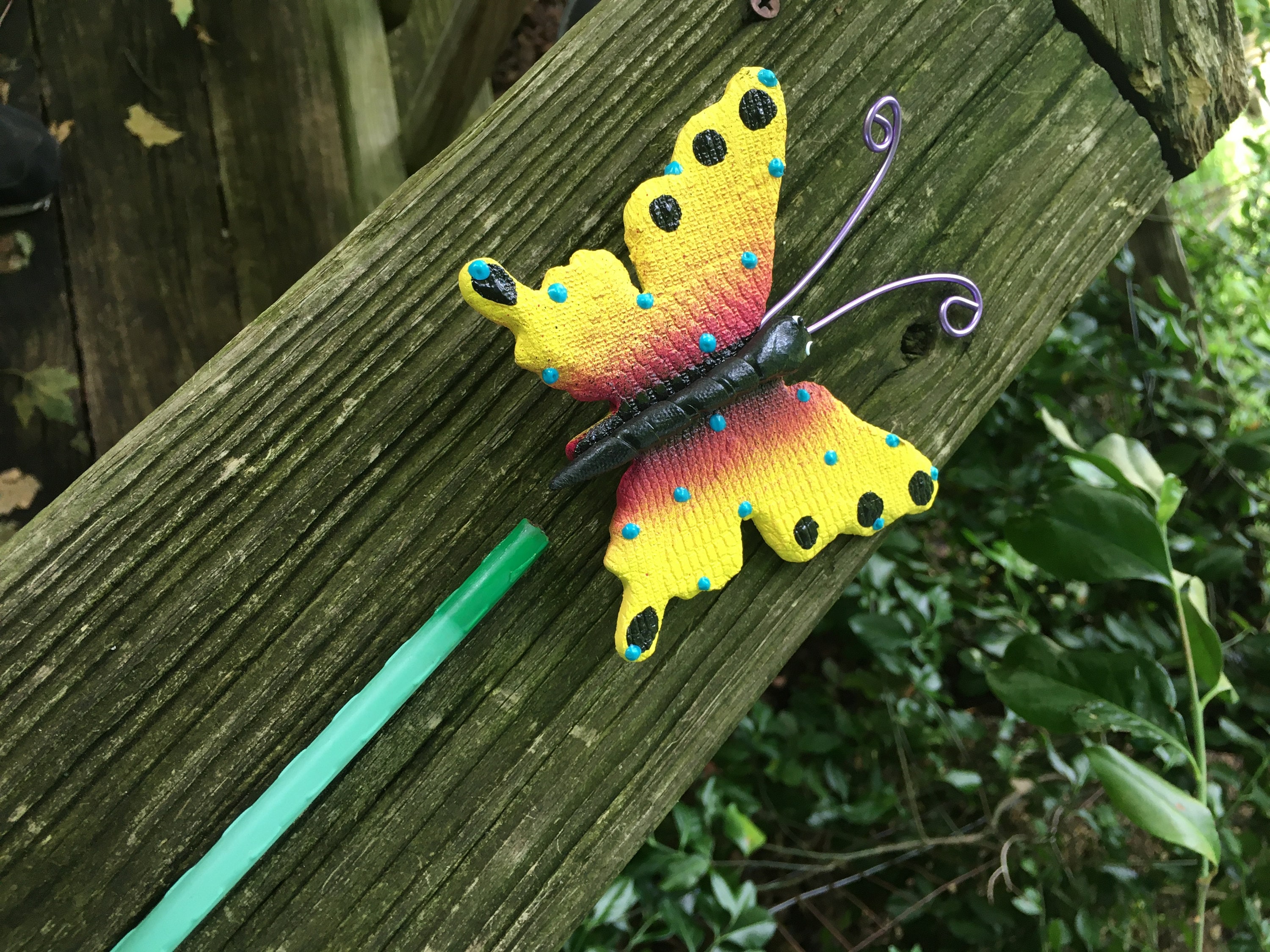 Butterfly Garden Stake, Garden Stakes,Potted plants, Great Gift,Lawn ...