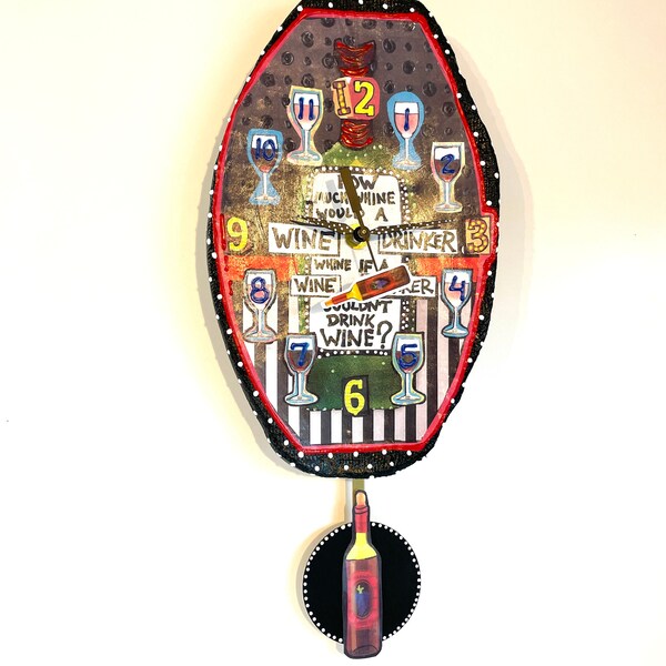 Wine Clock - Etsy