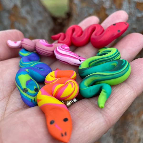 Clay Snakes - Etsy