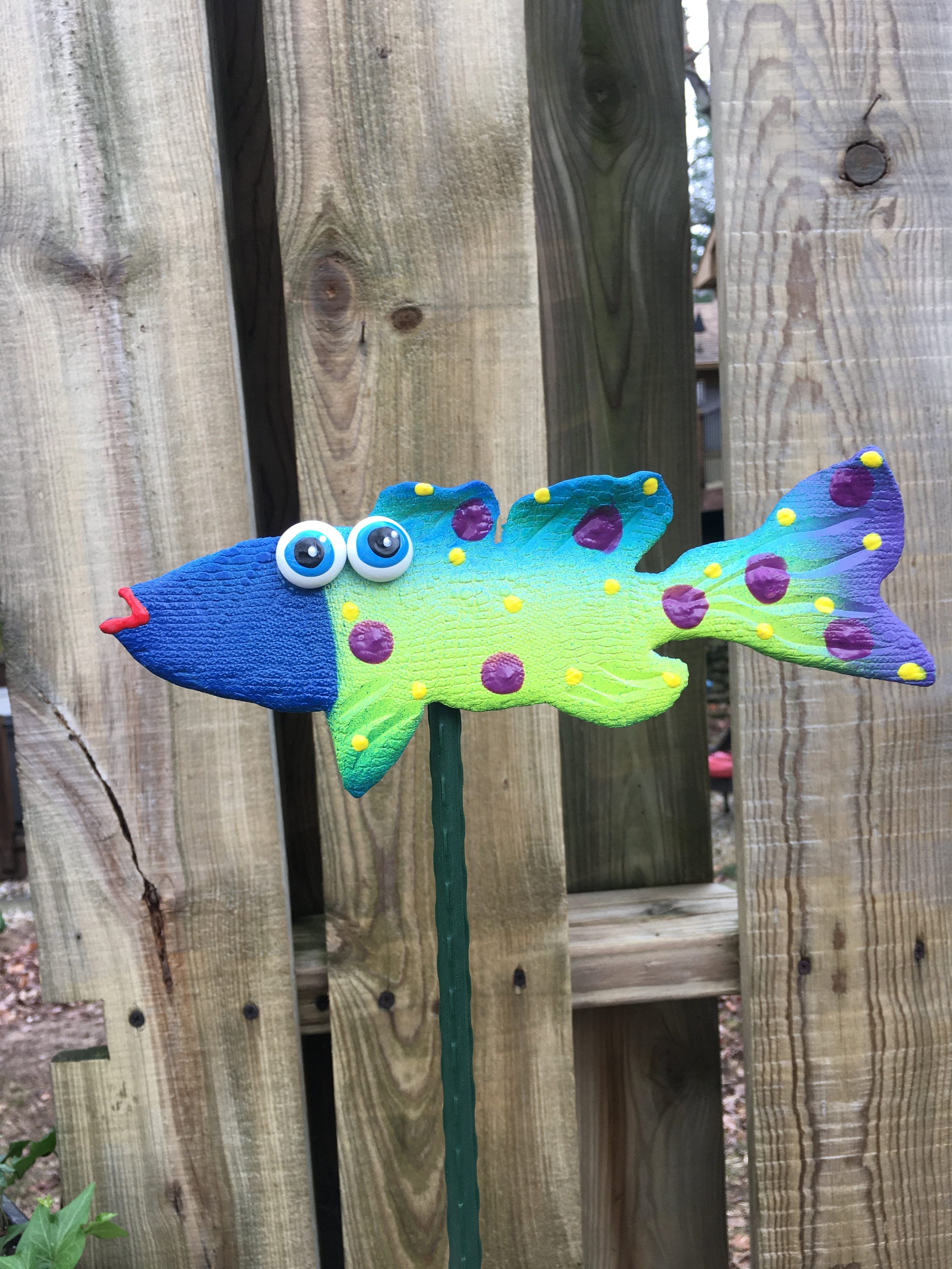 Fish Garden Stake,Fish Garden Stake, Garden Stakes,Potted plants, Great ...