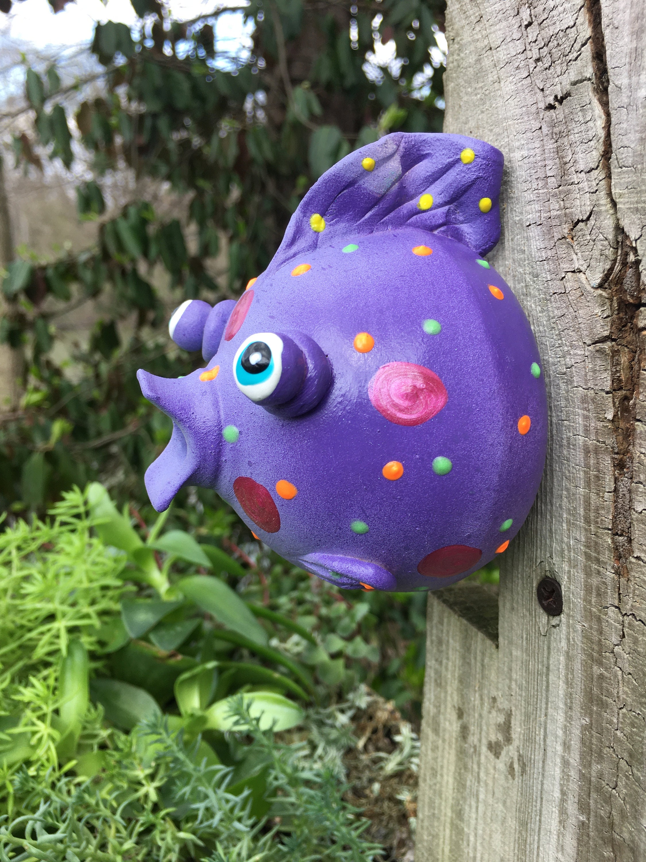 Fish head wall Sculpture, Underwater Fish Room Decor, Beach Theme, Sea ...