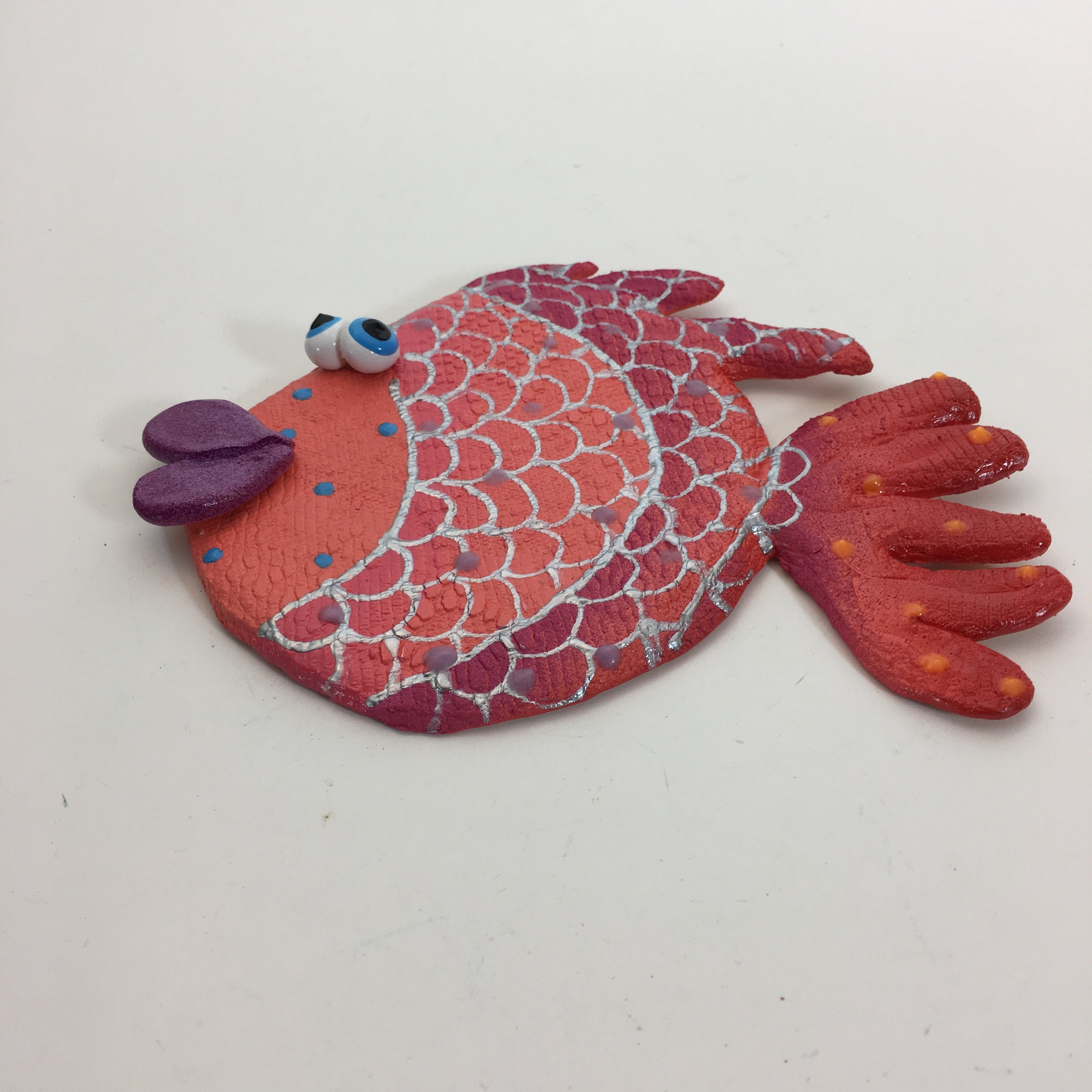 Whimsical wall hanging Fish, underwater fish room decor,Beach theme ...