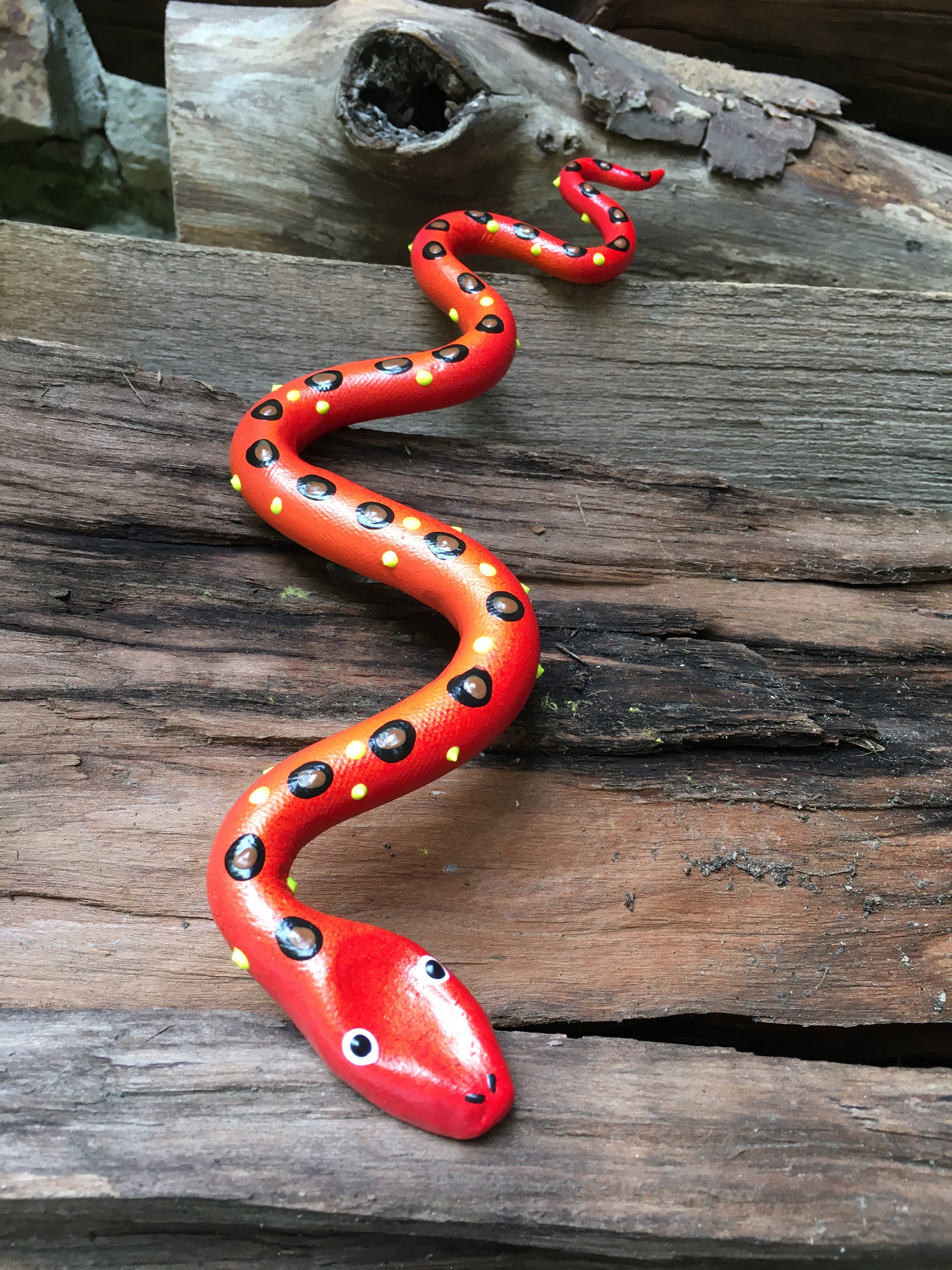 Orange Snake for Outdoor Garden Decoration,Home and Living Garden Shed ...