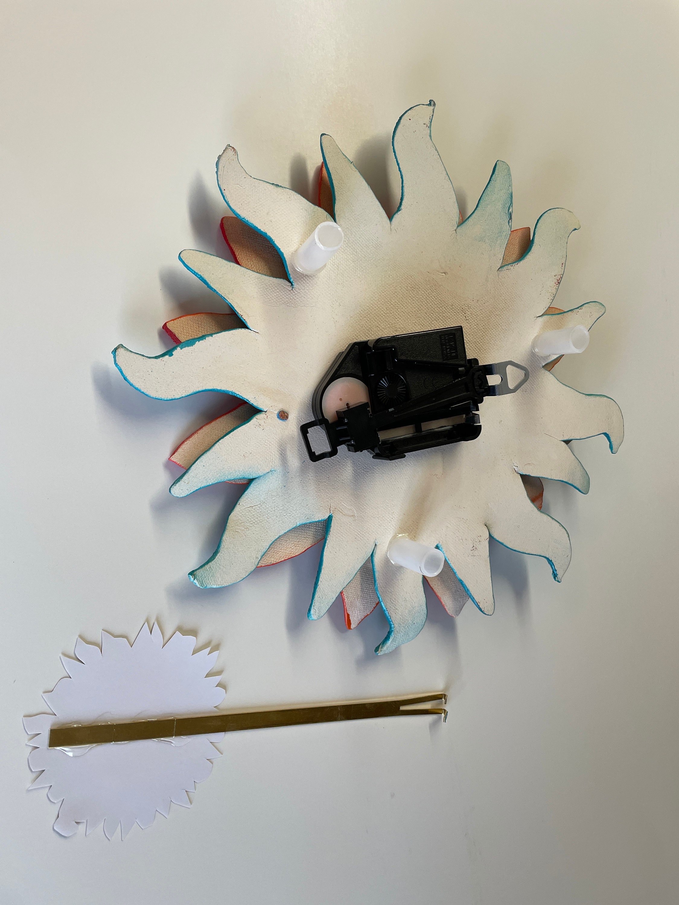 Here Comes The Sun Clock, Wall Clock with Pendulum,Whimsical Sunshine ...