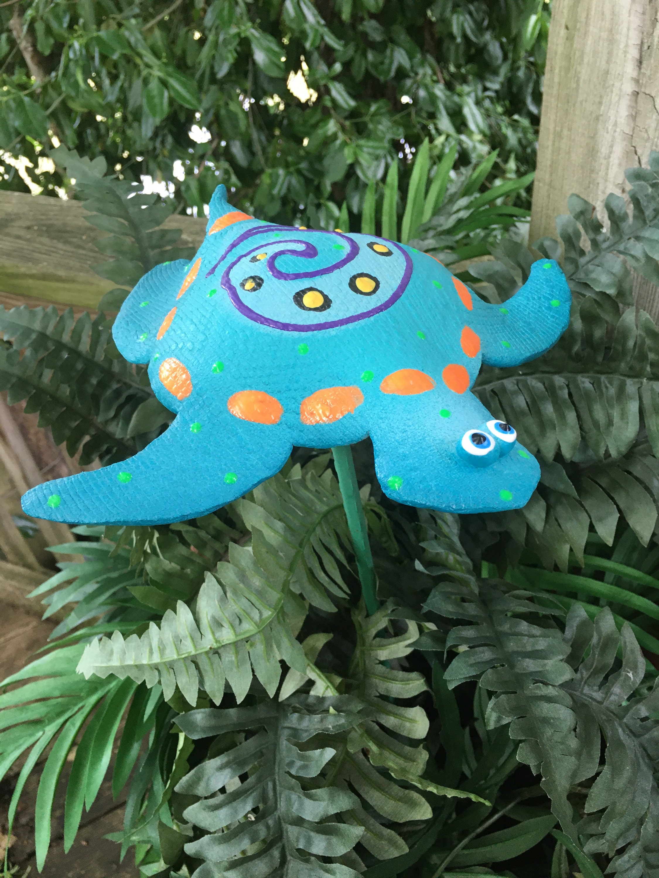 Sea Turtle,Garden Decor, Gifts For Gardeners, Garden Stakes, Garden ...