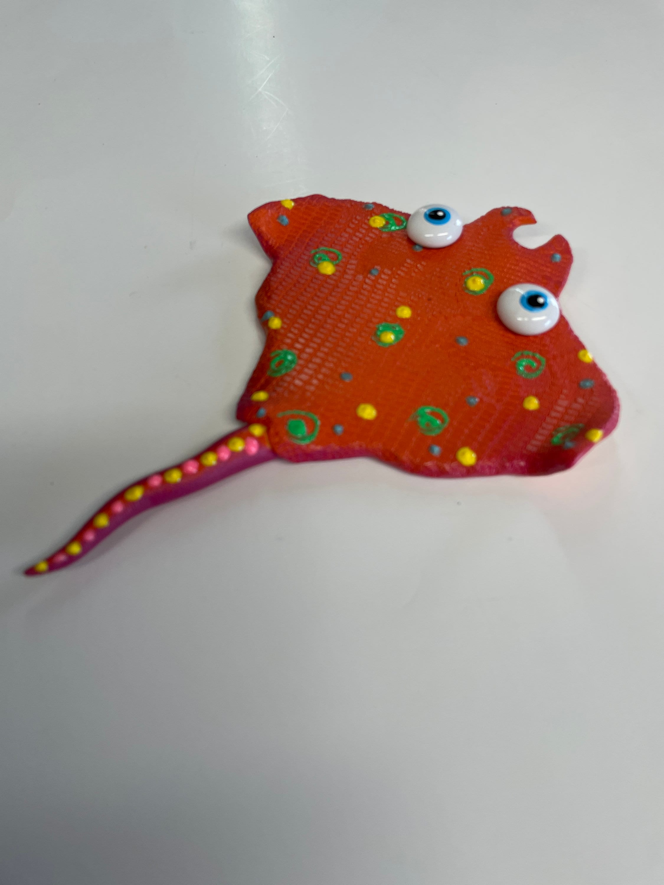 Stingray, Whimsical wall hanging Stingray, Beach Theme,Handmade ceramic ...