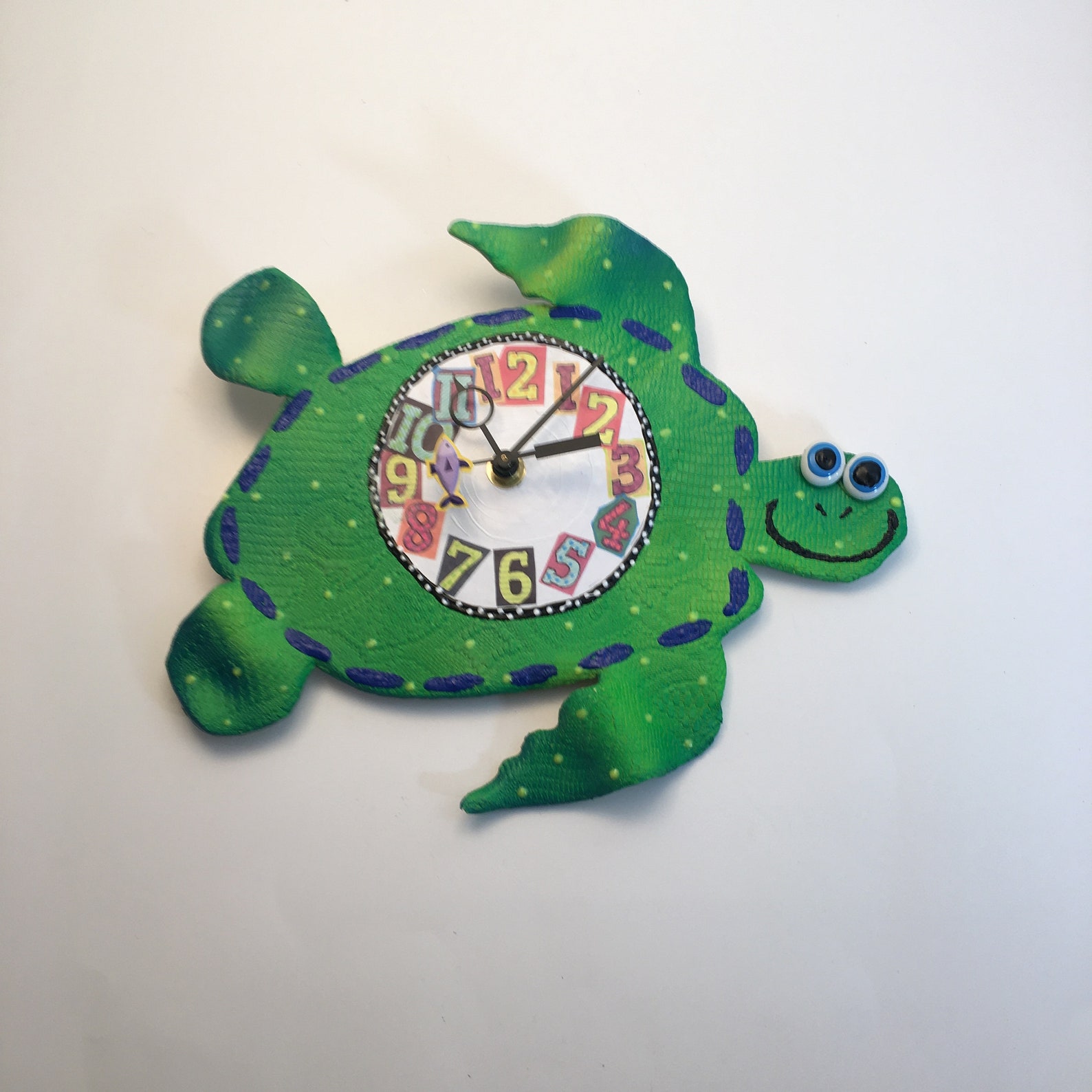 Sea Turtle Wall Clock Unique ClockHandmade clock Unique | Etsy