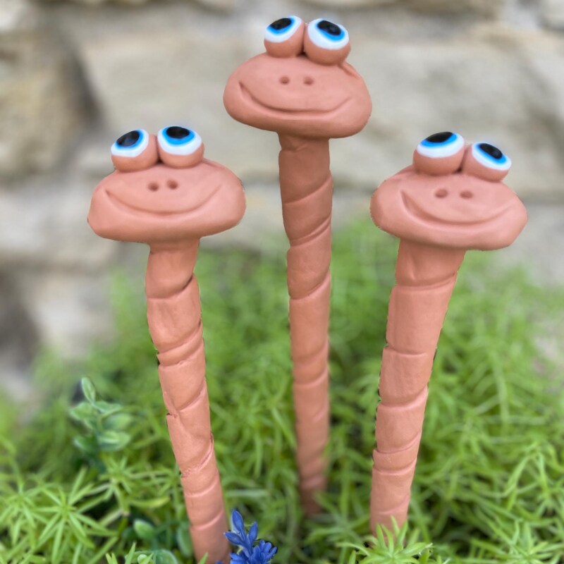 Ceramic Garden Worm - Etsy