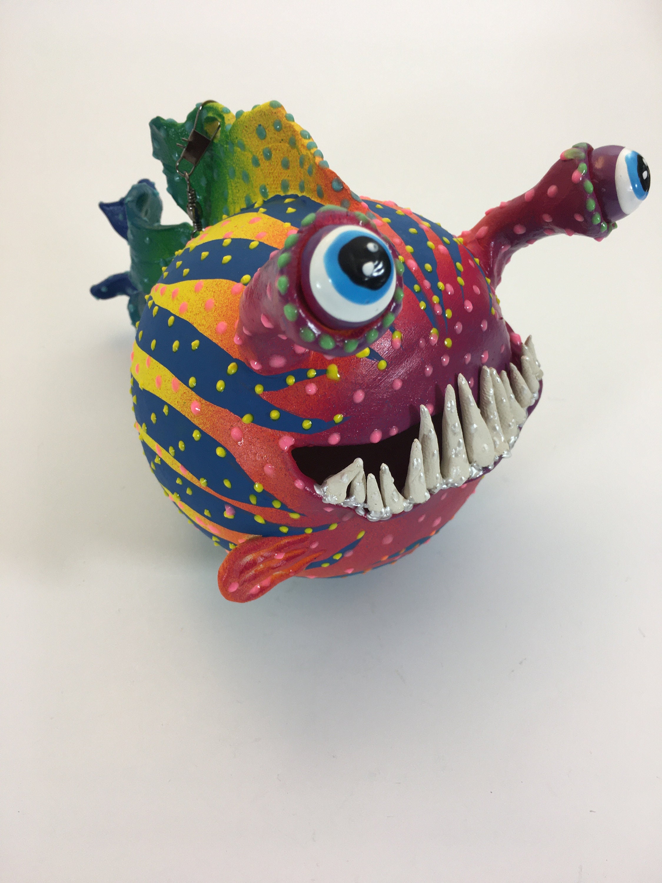 Whimsical Hanging Blowfish, Puffer Fish,Aquatic, Beach,Ocean Theme ...