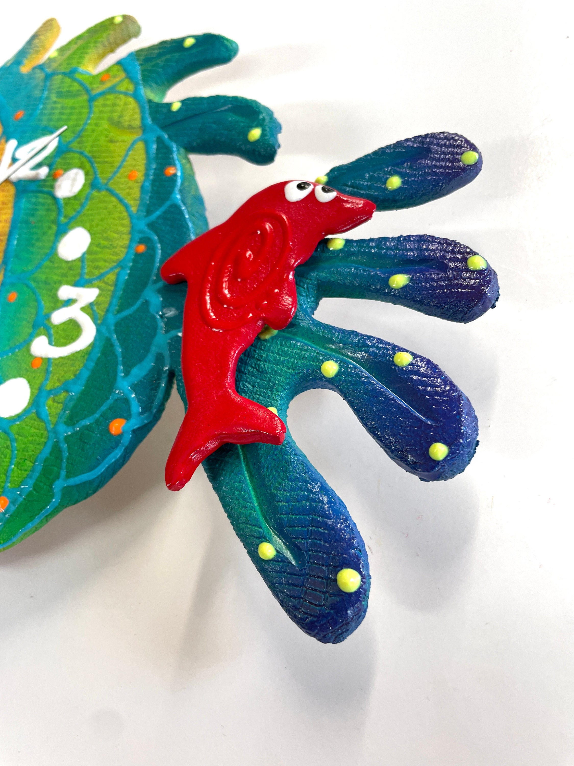 Fish Wall Clock Blowfish Clock,Wall Art Beach House Wall art nautical ...