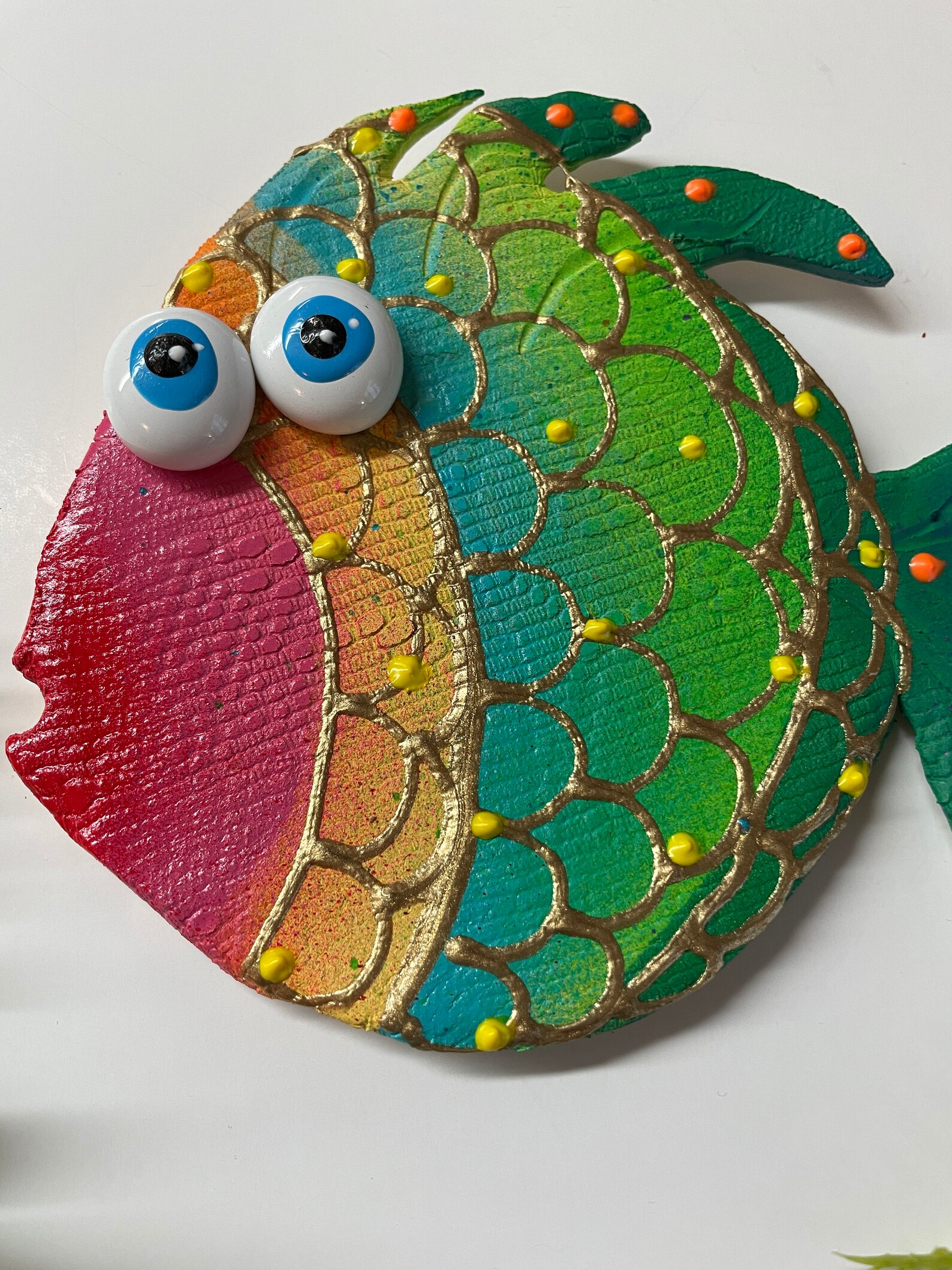 Whimsical Wall Hanging Blowfishunderwater Fish Room Decor - Etsy