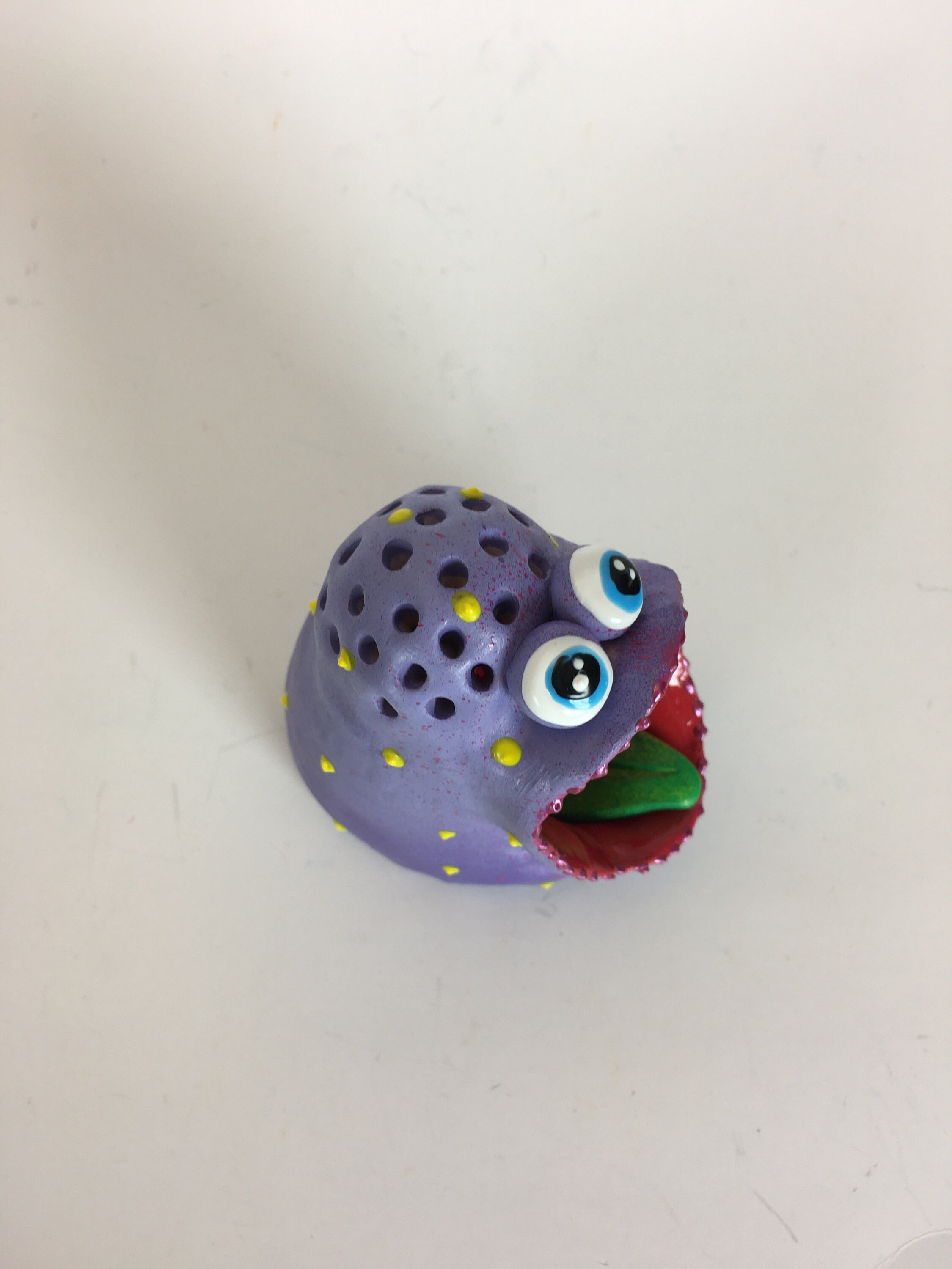 Toothpick Holder, Hand made Ceramic Alien Head toothpick holder, Home ...