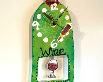 Wine Bottle Clock - Etsy