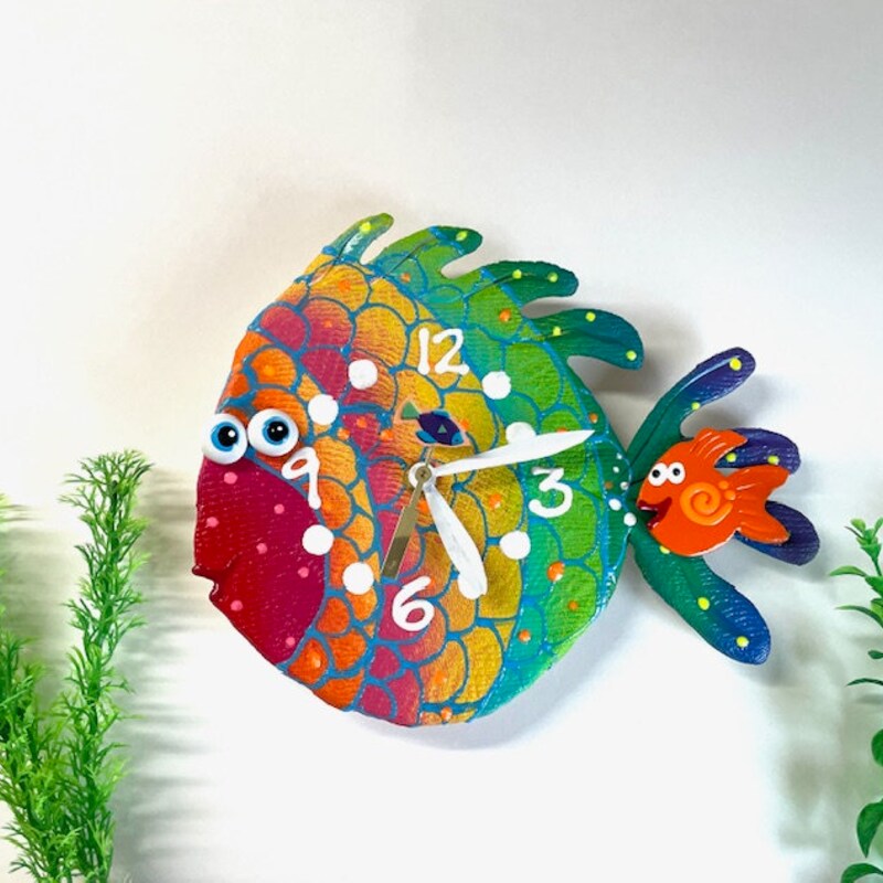 Fish Clock - Etsy