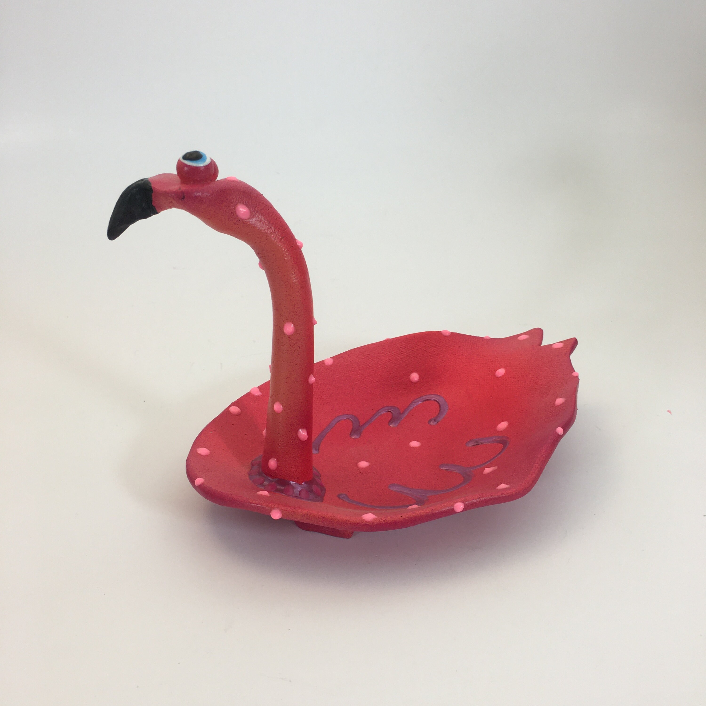 Pink Flamingo Soap Dish Flamingo Soap Dish Jewelry | Etsy