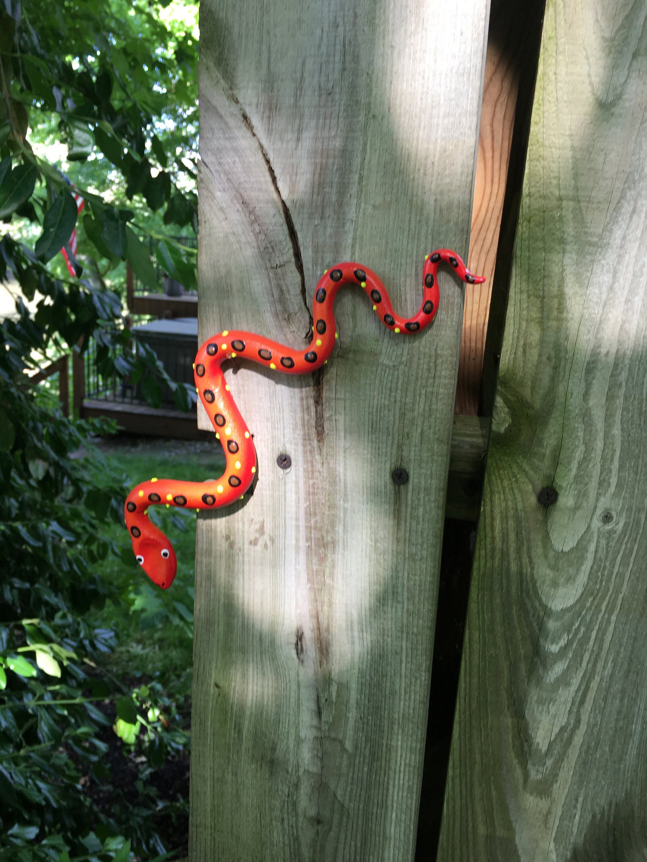 Orange Snake for Outdoor Garden Decoration,Home and Living Garden Shed ...