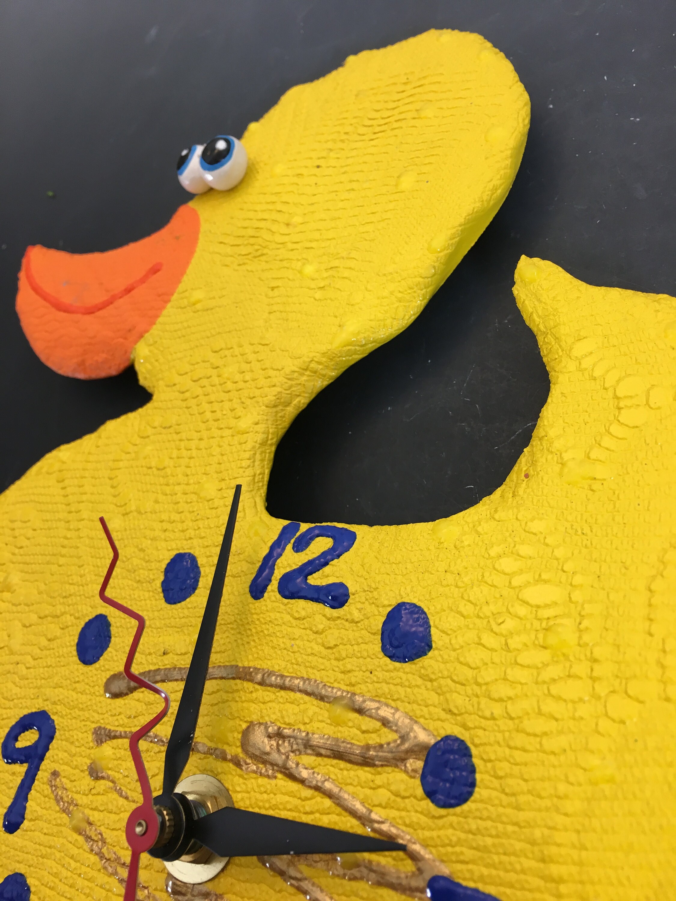 Kids Clock, Rubber Duck, Duck Wall Clock, Rubber Duck Bathroom, Rubber ...