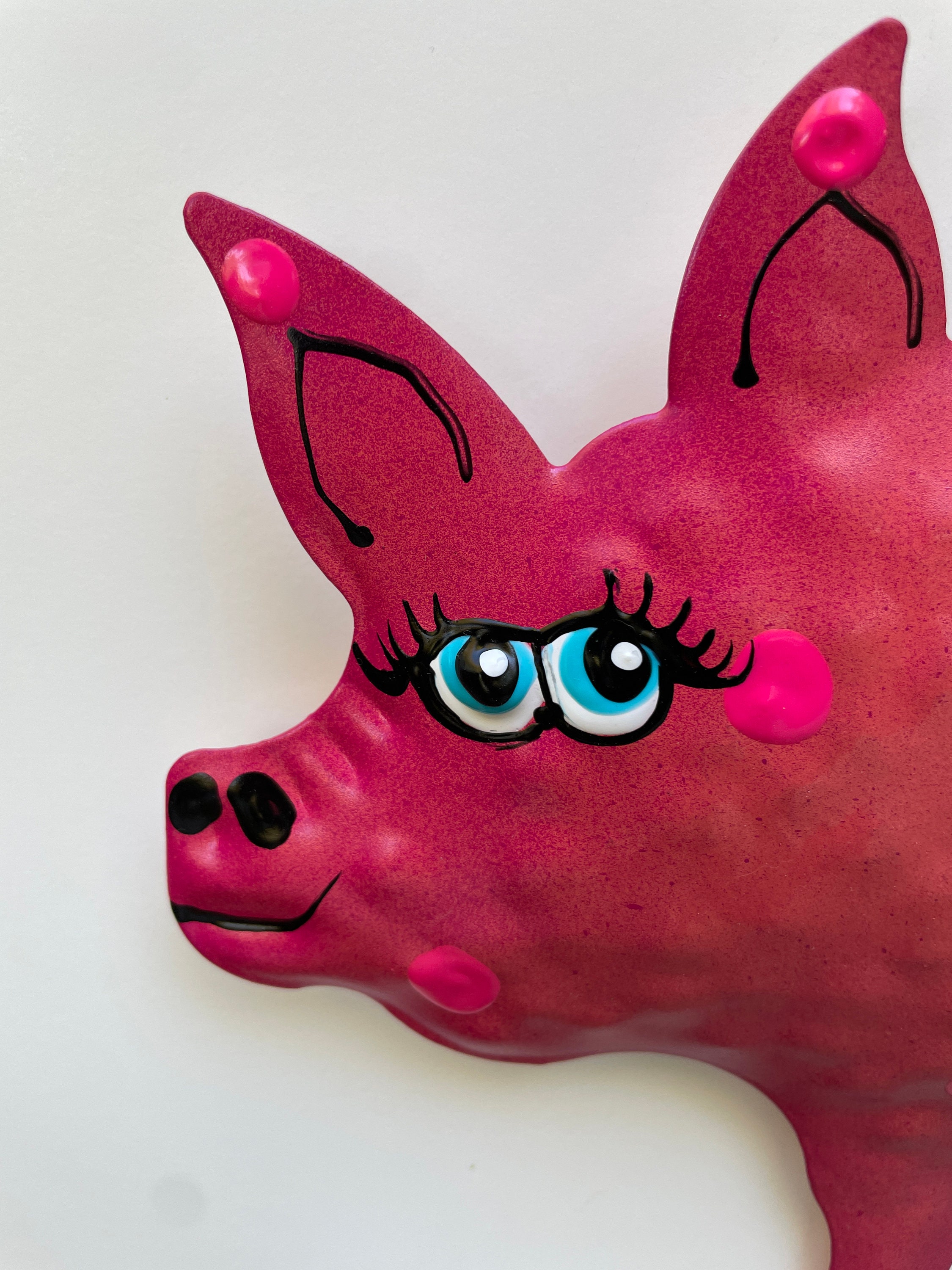 Pig Clock Pig Wall Clock Farm Animal Decor Pig Gifts Kids Clock Pig ...