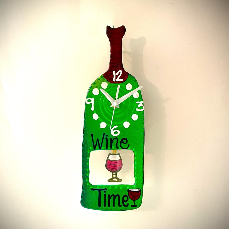 Wine Bottle Clock - Etsy