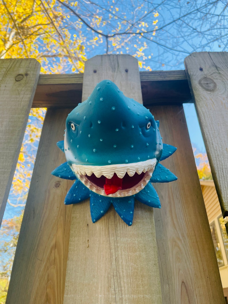 Shark Head Wall Sculpture Shark Gift Shark Teeth Shark Art - Etsy