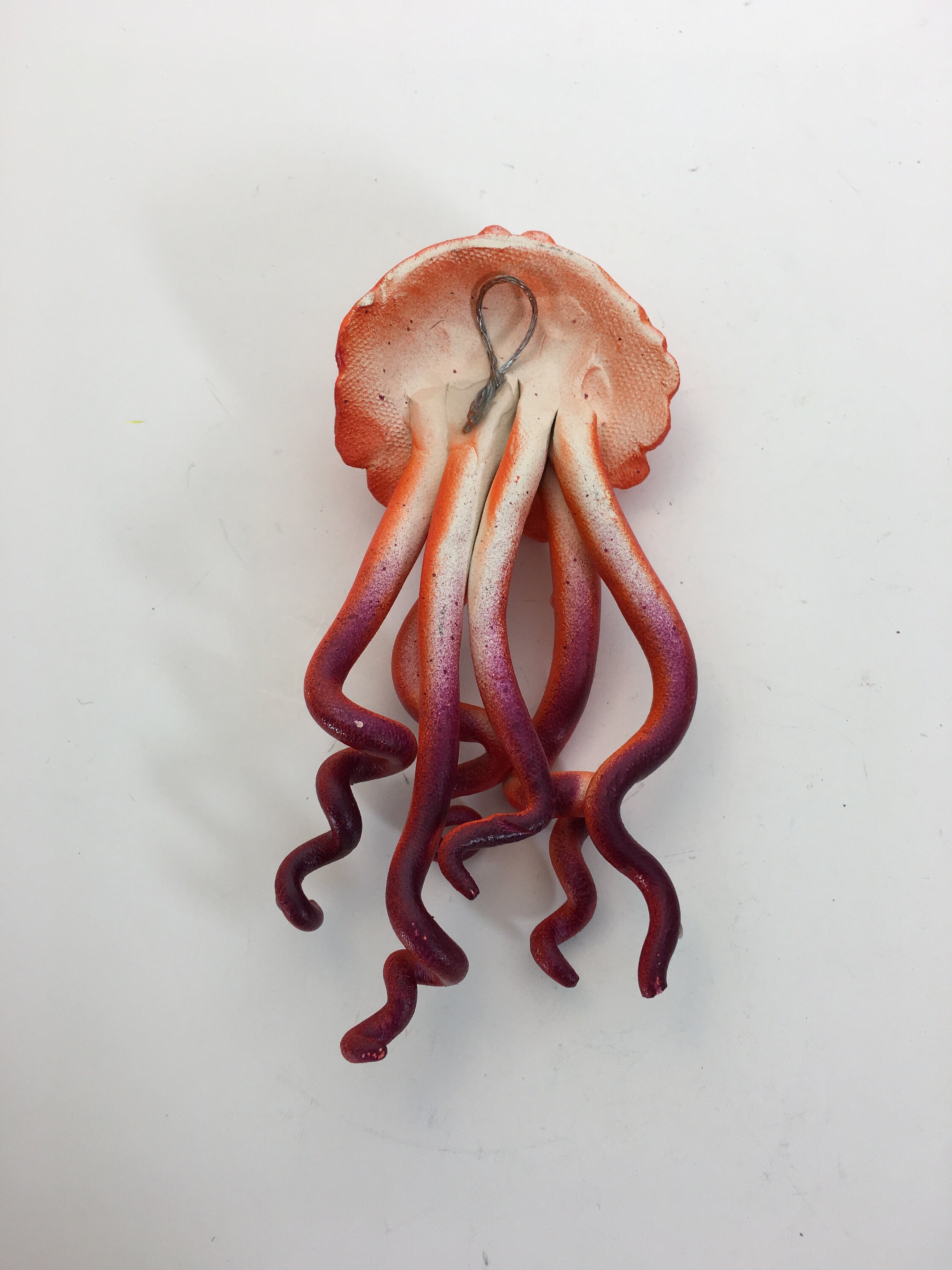 Whimsical wall hanging Squid, underwater fish room decor,Beach theme ...