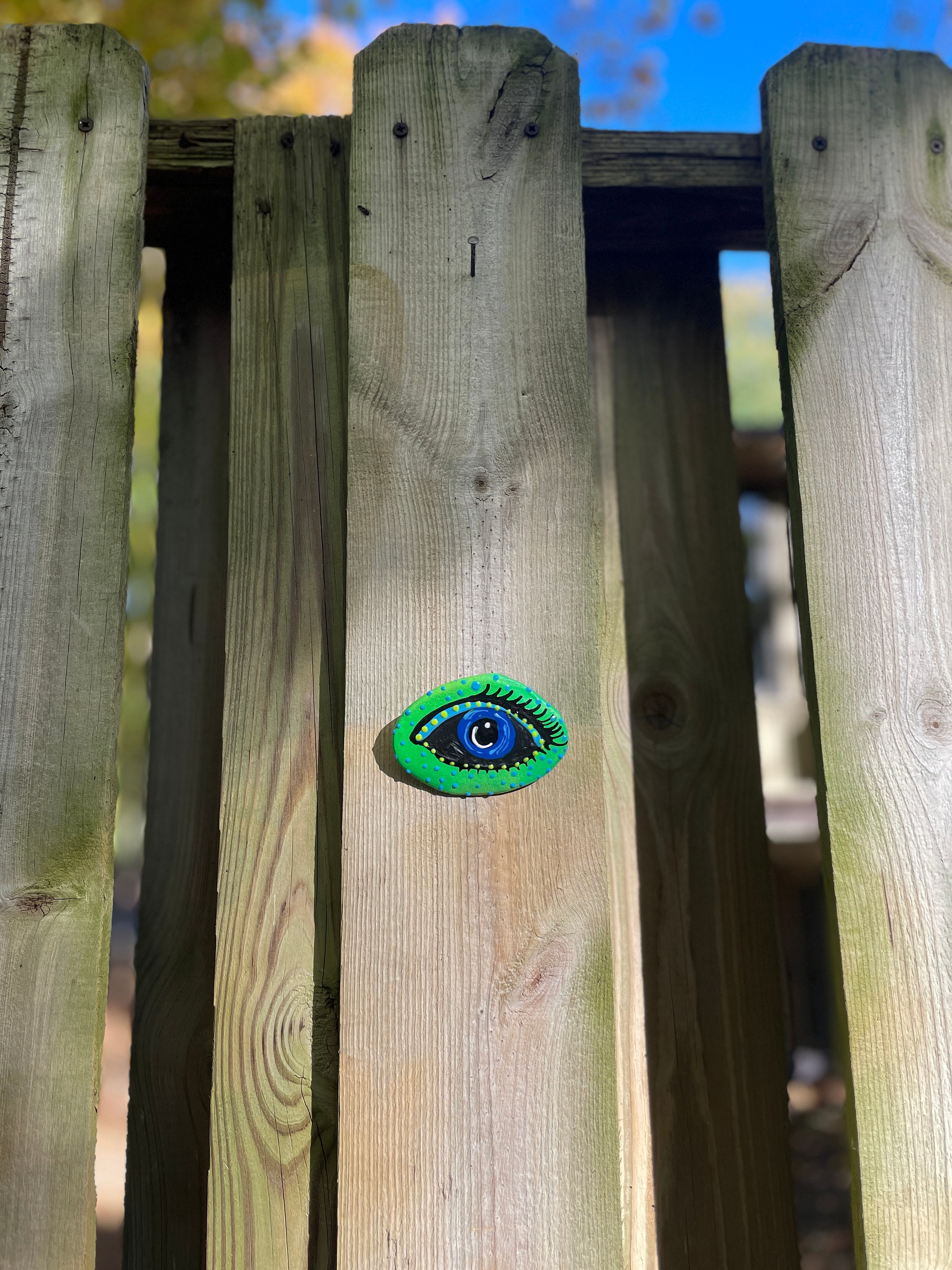 Evil Eye Art, SINGLE All Seeing Eye,Unique Eye Wall Art, Ceramic Eye ...