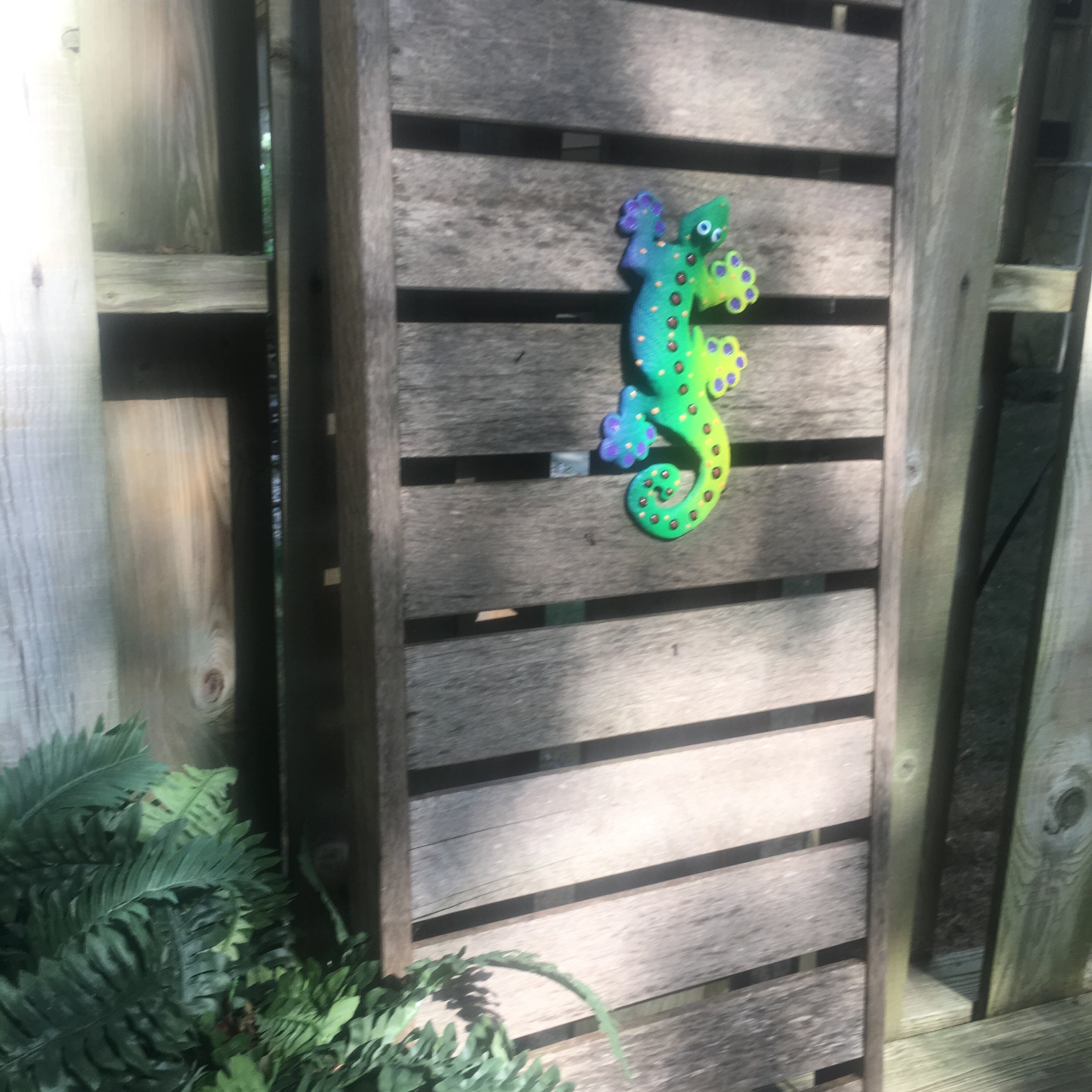 Whimsical Gecko Wall Hanging, Clay scultpture, Lizard Sculpture ...