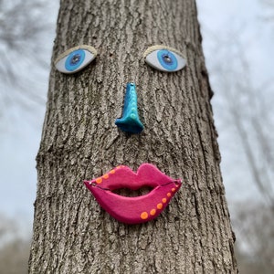 Tree Face,tree Decor, Gift Ideas,garden Art Tree Art Outdoor Decor Yard ...